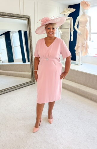 Cassandra Irish Design Roza Pink Wedding Outfit